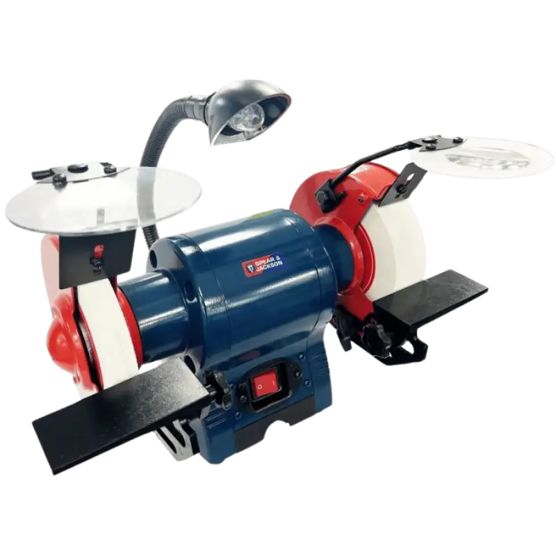 Spear & Jackson White Wheel Bench Grinder - 6" (150mm) – UK Pen Blanks